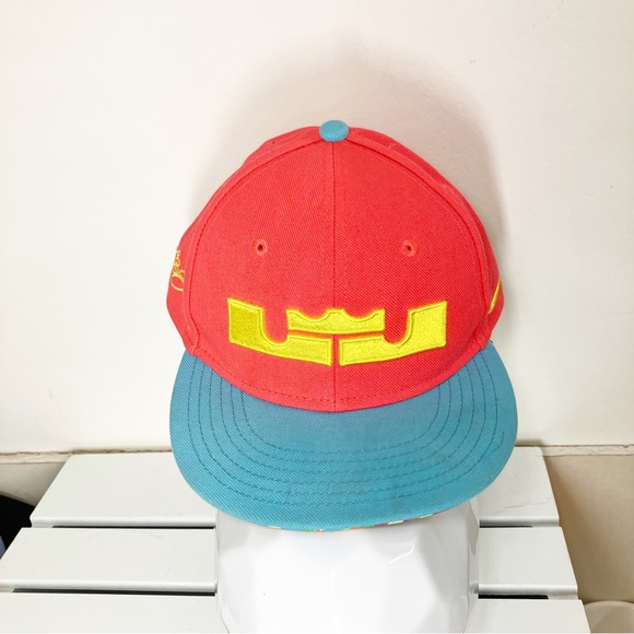 Nike | Accessories | Rare Snapback Hat Nike True Lebron James Hat Neon ...